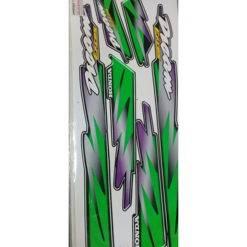 20230831-1143a STICKER HONDA DREAM EX5 CLASS1 F1225 GREEN Body Sticker ...