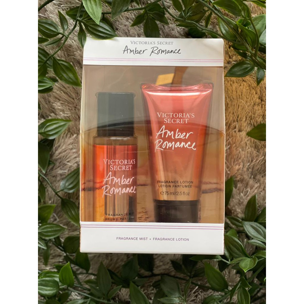 Victoria's Secret Amber Romance Gift Box 2in1 Lotion & Mist 75ml ...