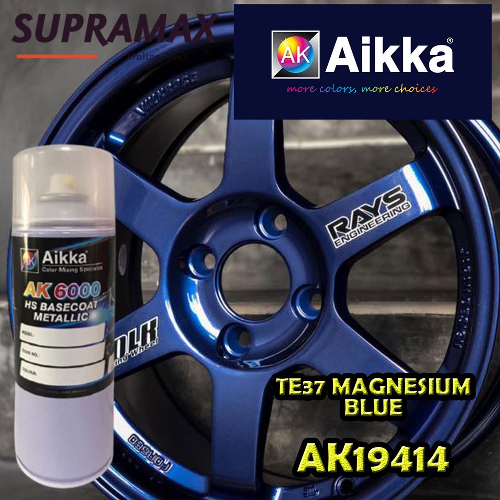 [Sport Rim Paint TE37 MAGNESIUM BLUE WL51/ AK19414] AIKKA Sport Rim 2K ...