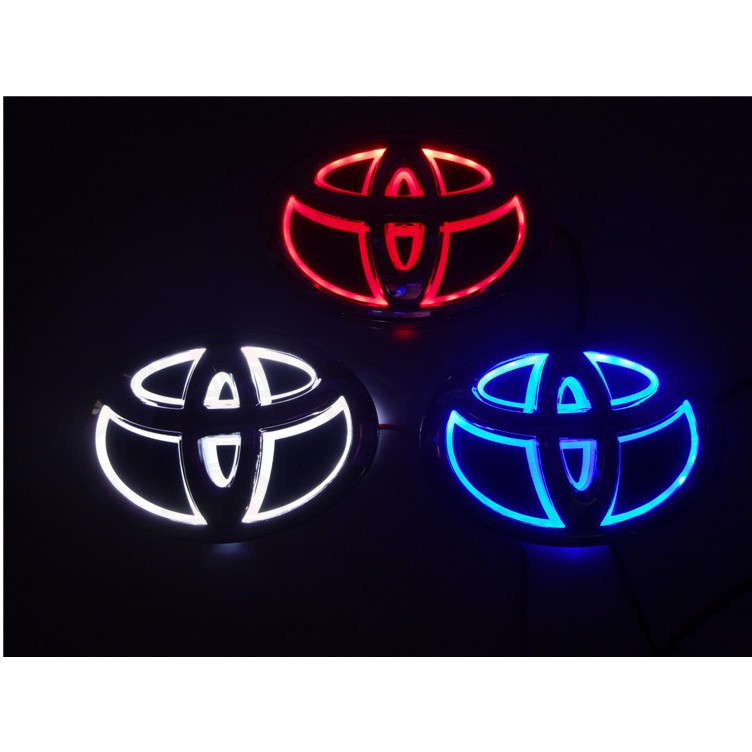 2D LED Toyota Car Emblem - Bright and Stylish Logo | Shopee Malaysia