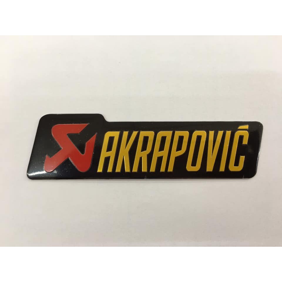 AKRAPOVIC EMBLEM LOGO STICKER | Shopee Malaysia