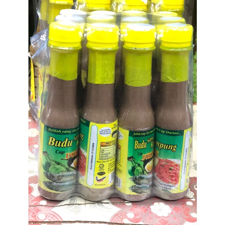 Budu Selera Kampung Cap Durian 12pcs 🔥🔥READY STOCK🔥🔥 | Shopee Malaysia