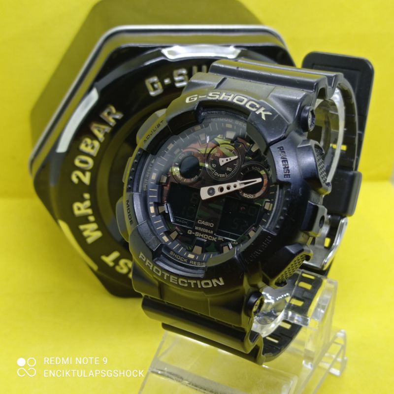 Original Casio G-Shock GA-100CF anadigi | Shopee Malaysia