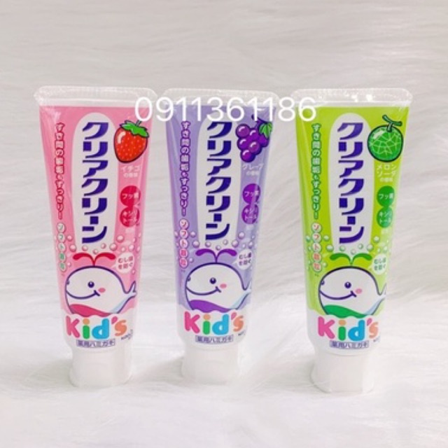 Kao Kid toothpaste for children made in Japan | Shopee Malaysia