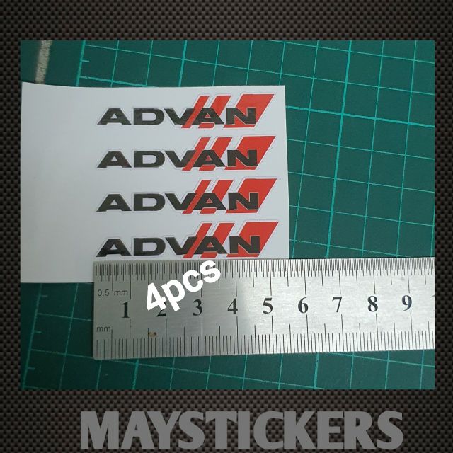 Car stickers performance brand (ADVAN) PRINT suitable RIM univsal ...