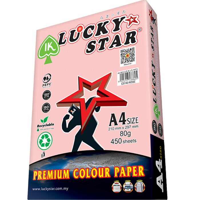 A4 Light Colour Paper 80gsm 450 Sheets | Shopee Malaysia
