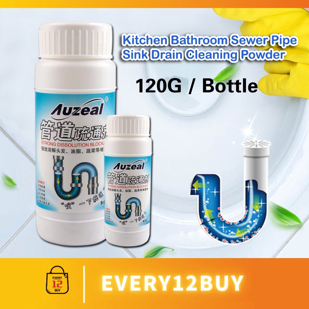 Clog Remover Drain Pipe Basin Cleaner 120g Clogged Drainage Remover ...