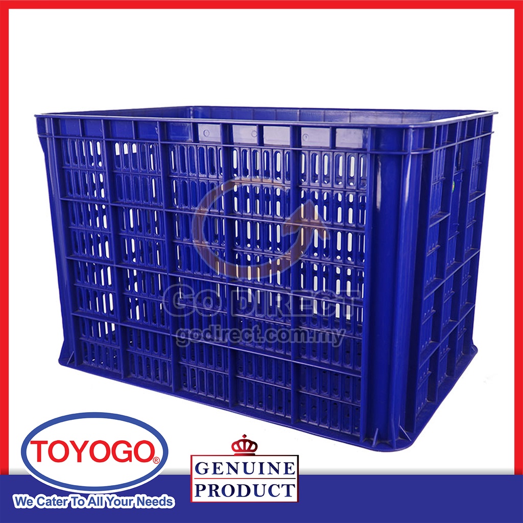 TOYOGO 85L Industrial Storage Basket (4908) Heavy Duty Plastic ...