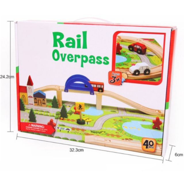 rail overpass wooden toy | Shopee Malaysia