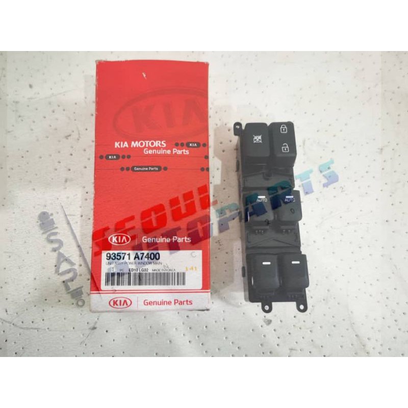 Power Window DRIVER MAIN Switch = Kia Cerato K3 1.6/2.0 (Sedan ...