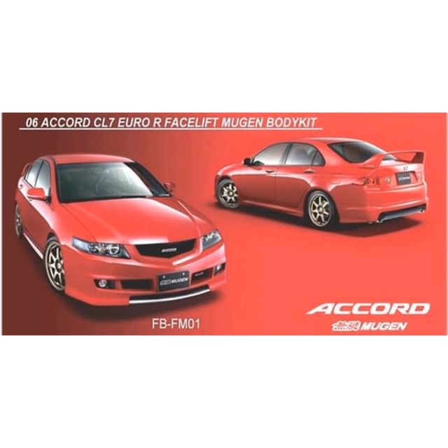 Honda Accord euro CL7 Facelift 2006 2007 2008 mugen style bodykit body ...