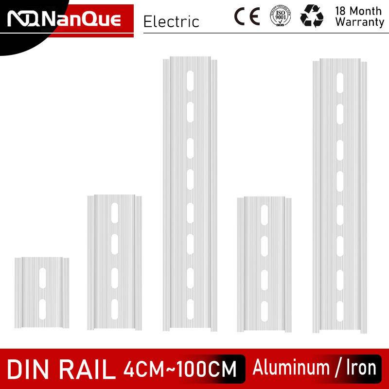 DIN Rail Aluminum Iron 4CM 6CM 8CM 10CM 20CM 50CM Add Thickness 35MM ...