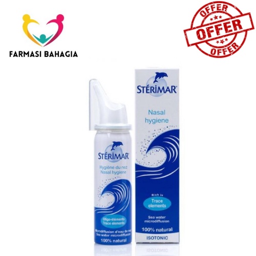 STERIMAR NASAL SPRAY ADULT NOSE HYGIENE SPRAY 50ML | Shopee Malaysia