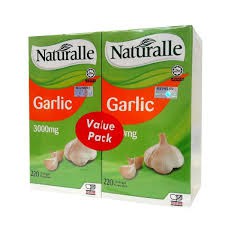 Naturalle Garlic Oil 3000mg Softgel 2x220's (Fights Virus Bacteria ...