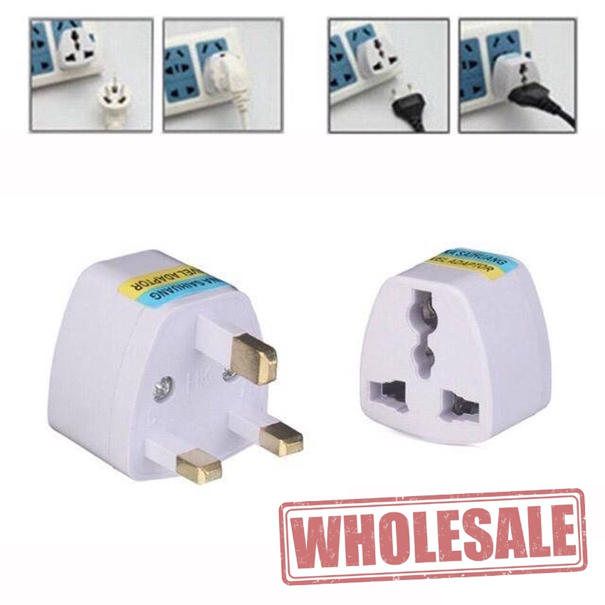 Universal 3 Pin Plug Adaptor 2 Pin US EU CHINA Multi Pin To Malaysia 3 ...