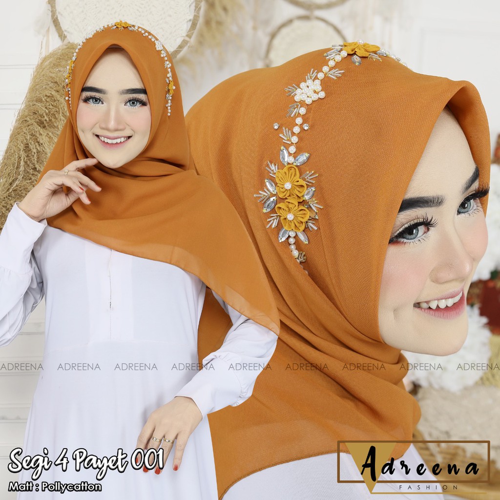 Payet SQUARE HIJAB/BELLA SQUARE SEQUENCE QUARTER SHIELD/FLOWER QUARTER ...