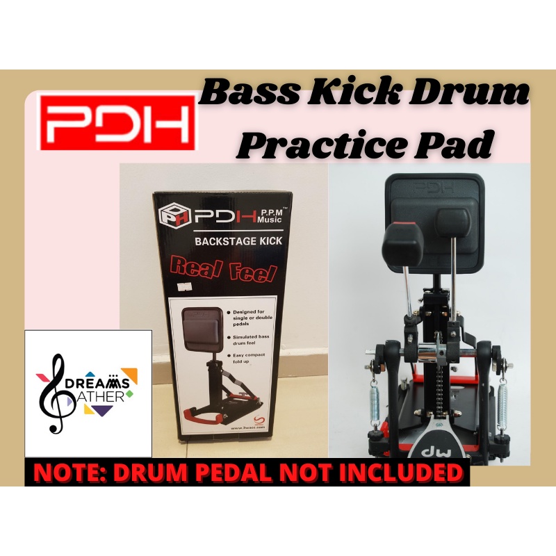 PDH Bass Kick Drum Practice Pad For Training - Backstage Kick Practice ...