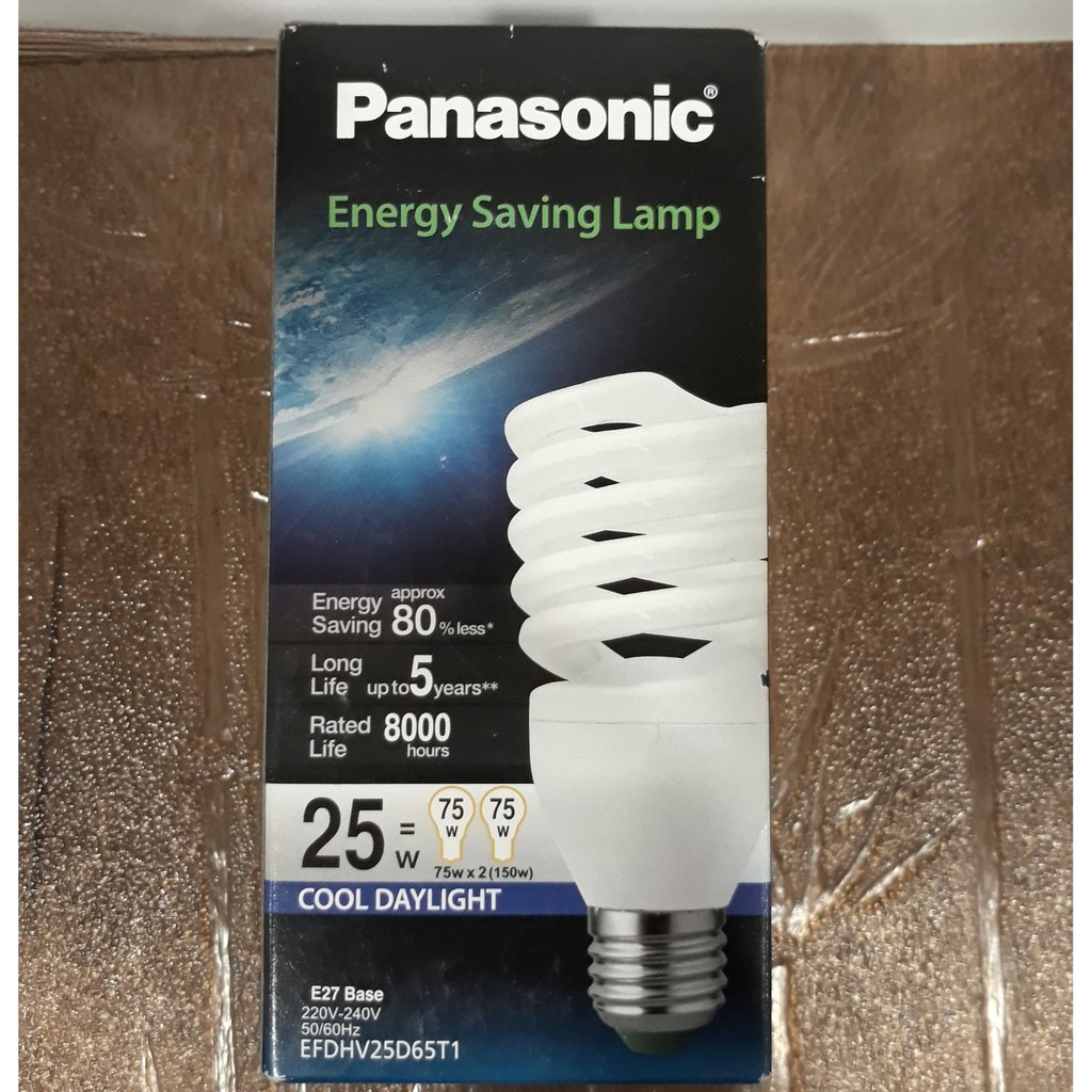 Panasonic E27 Spiral Bulb 25W Cool Daylight (1pc) | Shopee Malaysia