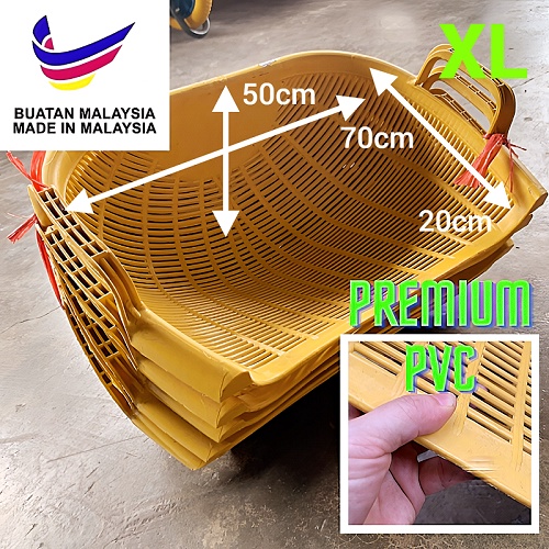 [Xhome] Made in Malaysia, KOYOMAT PVC Scooping Basket, Yellow Sand ...
