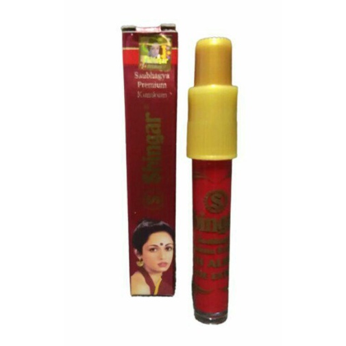 Shingar Liquid Bindi/Pottu With Almond & Aloe Extract (Red, Black, Deep ...