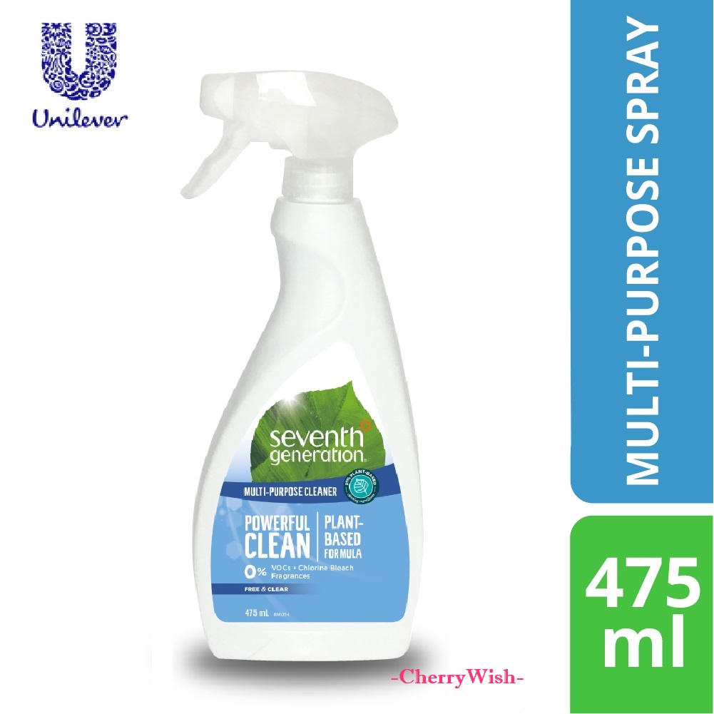 475ml Seventh Generation Multipurpose Spray Free & Cleaner Plant-Based ...