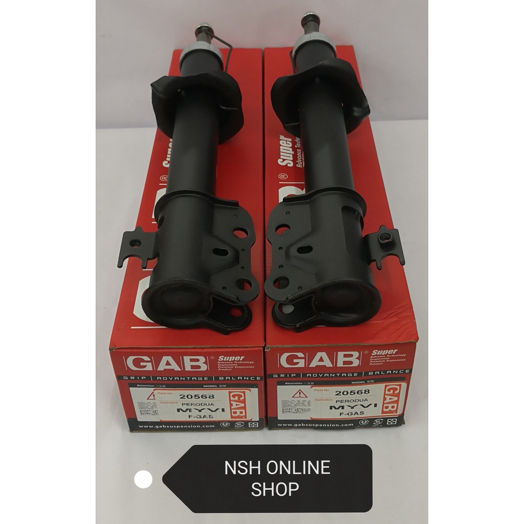 GAB Super Premium Shock Absorber Front for Perodua Myvi Old Myvi Lagi ...
