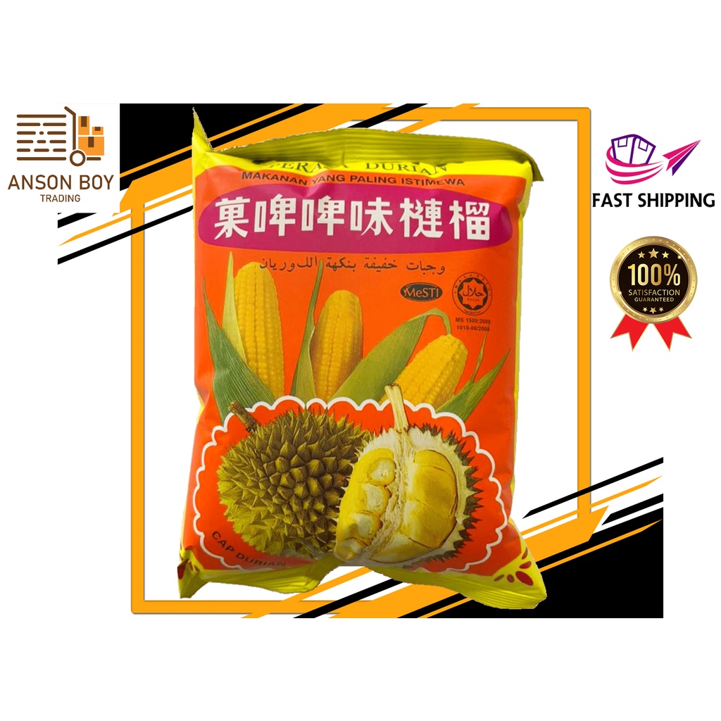 [READY STOCK] POPCORN DURIAN FLAVOURED CORN SNAKC/TOKI TOMATO SNACK (70 ...