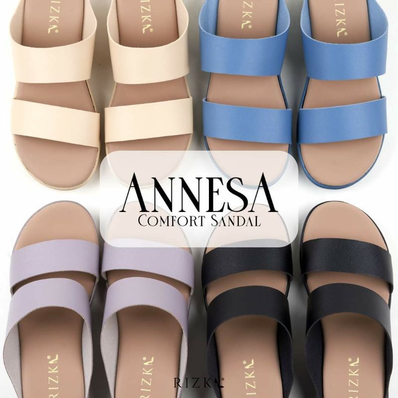 Annesa Comfort Sandal (Sandal Tapak Lembut) | Shopee Malaysia