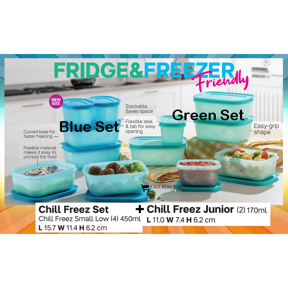 Tupperware Chill Freez Set | Shopee Malaysia