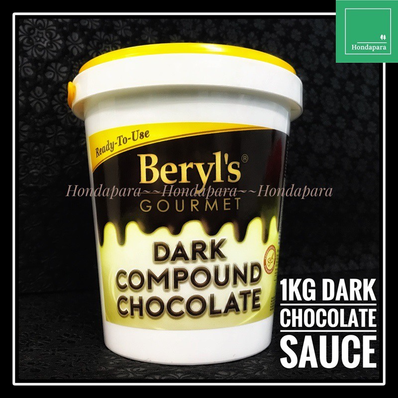 🔥🇲🇾Beryl's DARK/ MILK Compound Chocolate Sauce/ Chocolate Ganache ...