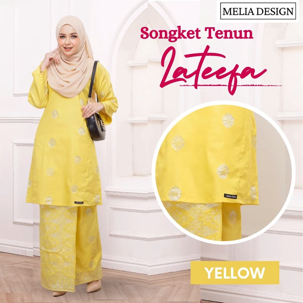Offer!!KURUNG SONGKET LATEEFA TENUN ORIGINAL PALING LARIS Baju Raya ...