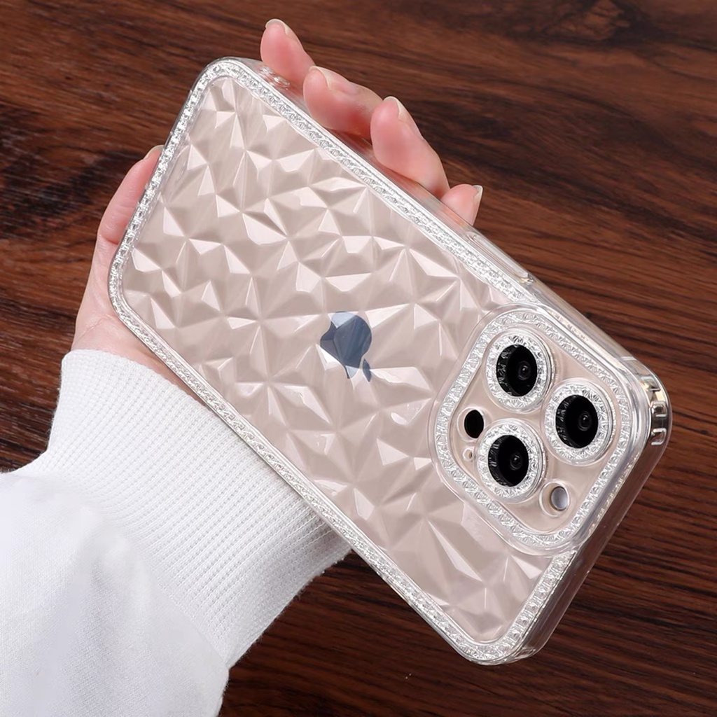 【Diamond Pattern】Glitter Soft TPU Phone Case for IPhone 12 Pro Max i11 ...