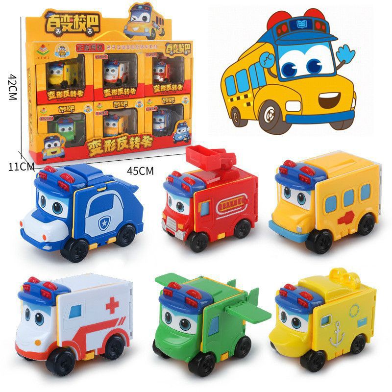 READY STOCK Gogo Bus Changeable Bus Transformation Mini Trans Action ...