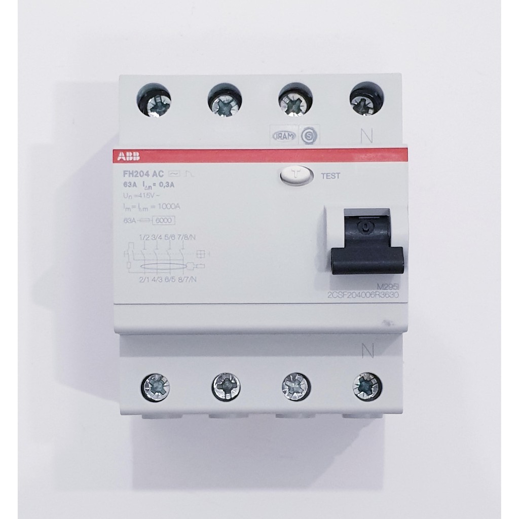 ABB FH204 ELCB/RCCB 40A/63A/100A 4P 300mA (0.3A) [100% ORIGINAL ...
