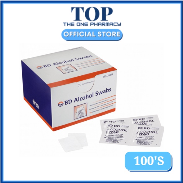 BD Alcohol Swab - (100's) | Shopee Malaysia