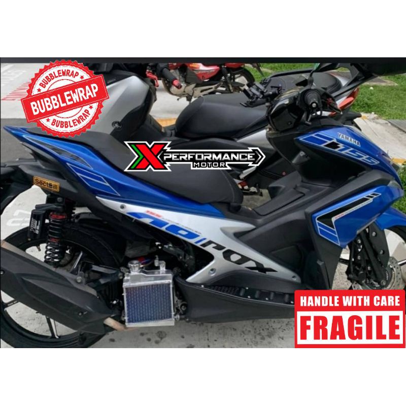 NVX V1 AEROX V1 ORI HLD COVERSET CUSTOM STICKER TANAM BLUE/ SILVER 005 | Shopee Malaysia