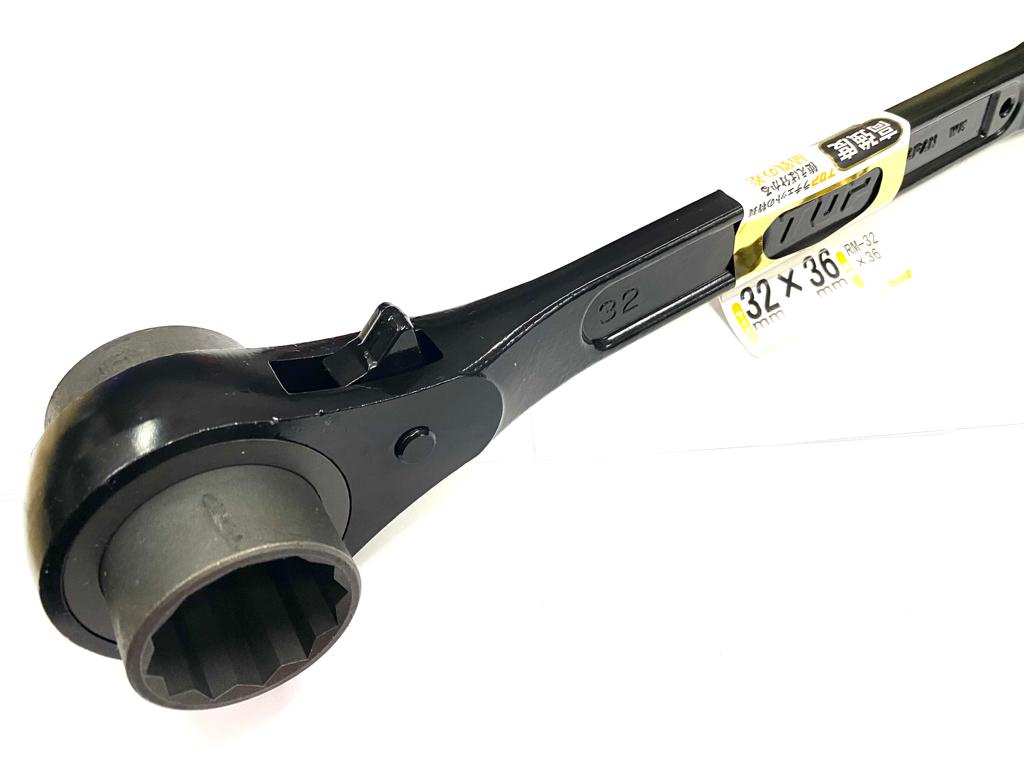 Top Industry TOP RM-32 x 36 Double Ratchet Wrench Made In Japan 日本製 ...