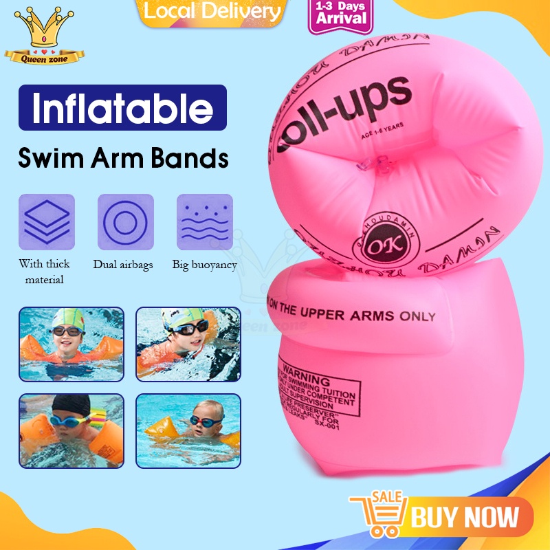 Baby Arm Float Inflatable Swimming Newborn Baby Safety Ring Arm Bands ...