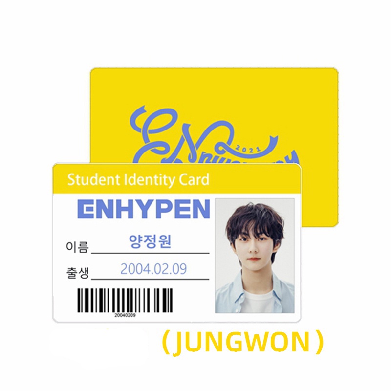 ENHYPEN Student ID Card 2022 ID school card PVC Card (READY STOCK ...