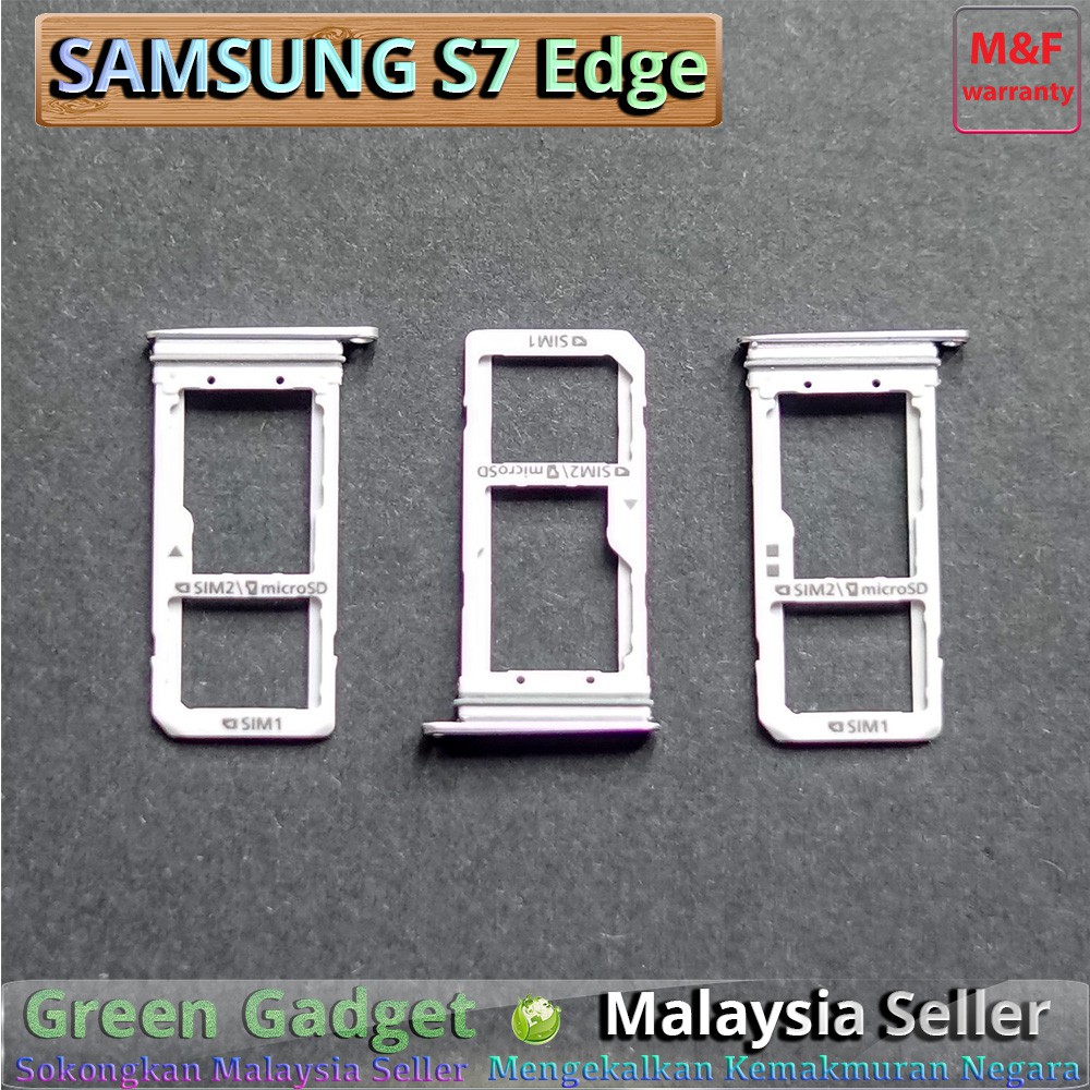 🇲🇾 GG SAMSUNG Galaxy S7 Edge SIM Tray with Waterproof Seal SIM Card 卡 | Shopee Malaysia