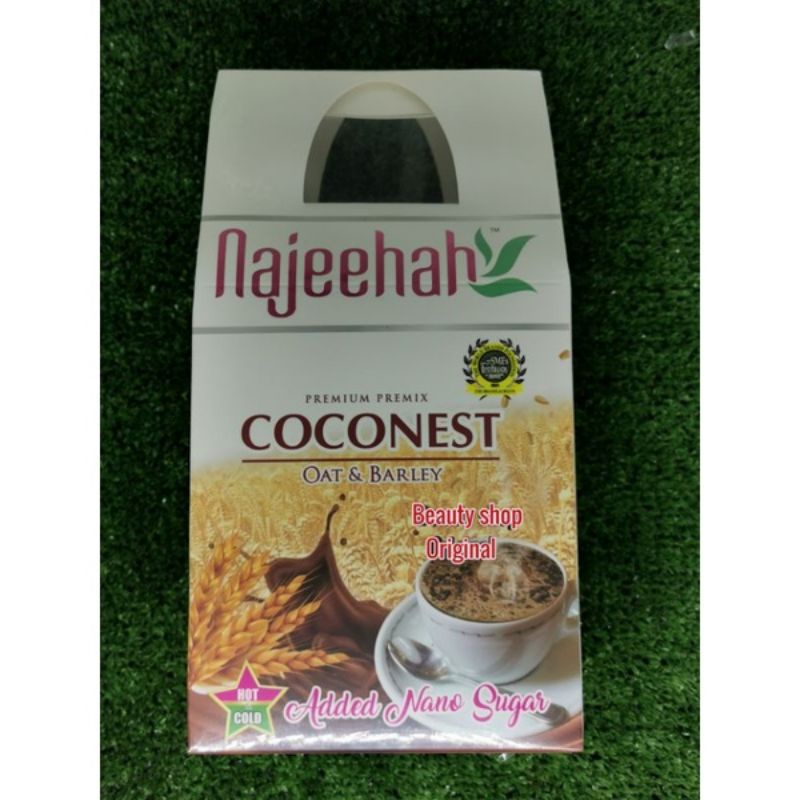 NAJEEHAH COCONEST OAT&BARLEY 15pek original dri hq | Shopee Malaysia