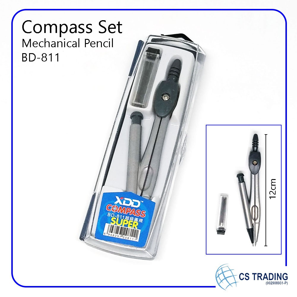 Compass for Geometry Compass Mechanical Pencil Medium Point (0.7mm ...