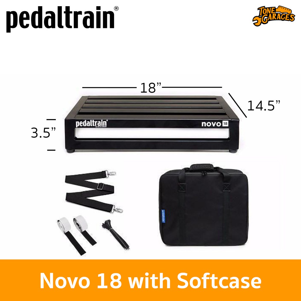 Pedaltrain Novo 18 with Softcase Pedalboard Effect Board with | Shopee Malaysia