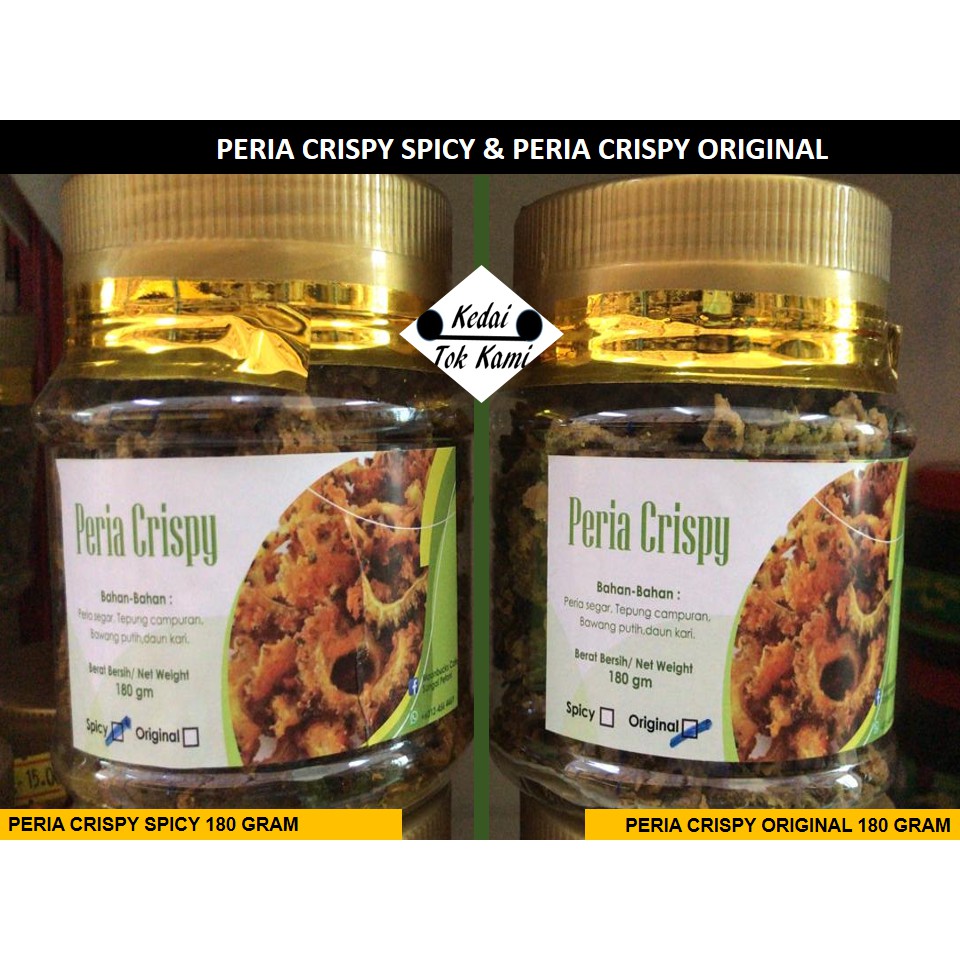 PROMO MERDEKA Peria Crispy Spicy & Peria Crispy Original | Shopee Malaysia