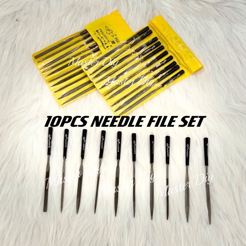 ‼️READY STOCK‼️10PCS NEEDLE FILE SET / KIKIR KAYU / KIKIR HALUS ...