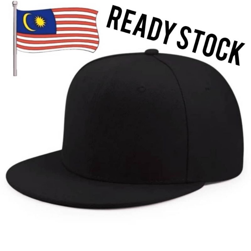 Plain Snapback Hats Unisex Men's Hip-Hop Adjustable B-boy Baseball Cap ...