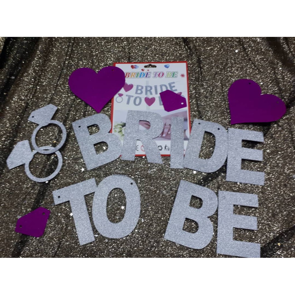 🎈🎈【WHOLESALES READY STOCK】🎈Happy Birthday, Bride To Be Party Banner ...