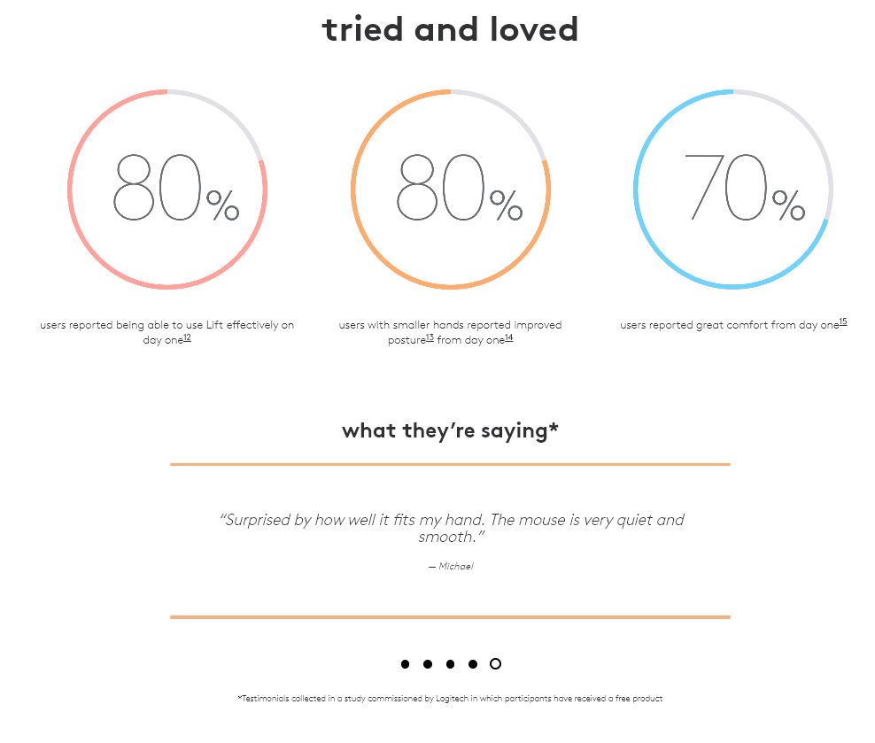 Logitech Lift Vertical Ergonomic Wireless Mouse ( Rose / Graphite ...