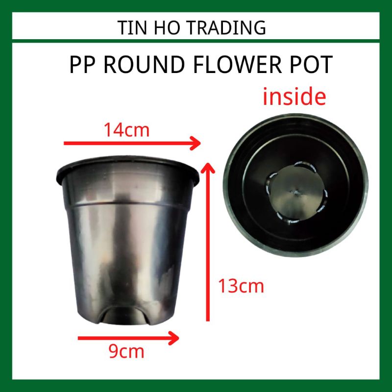 PP ROUND FLOWER POT (12pcs) | Shopee Malaysia