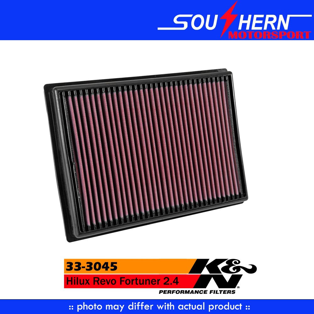 K&N TOYOTA HILUX REVO / FORTUNER 2.4L 2.8L REPLACEMENT AIR FILTER 33 ...